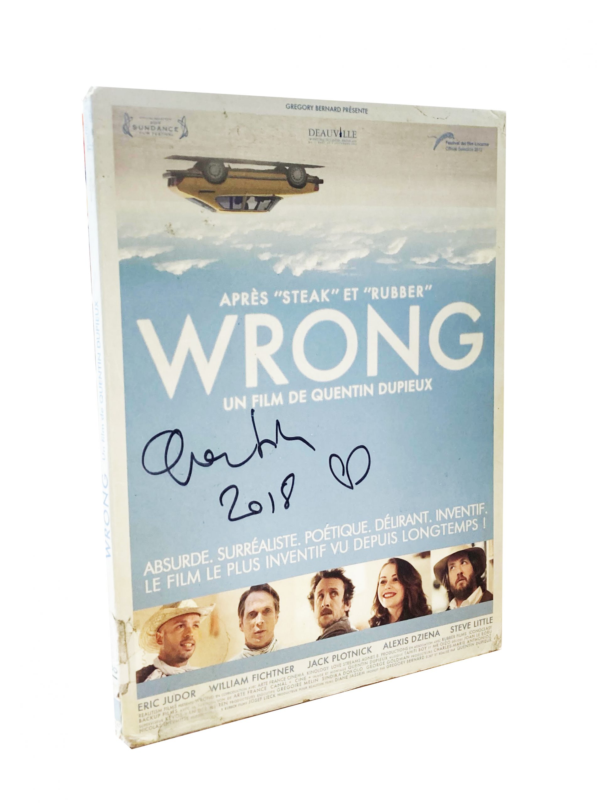 Wrong - Jaquette signée par Quentin Dupieux - JM Video